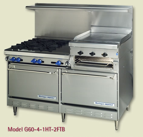 Montague Grizzly Series Ranges, Ovens, Broilers, Griddles, and ...